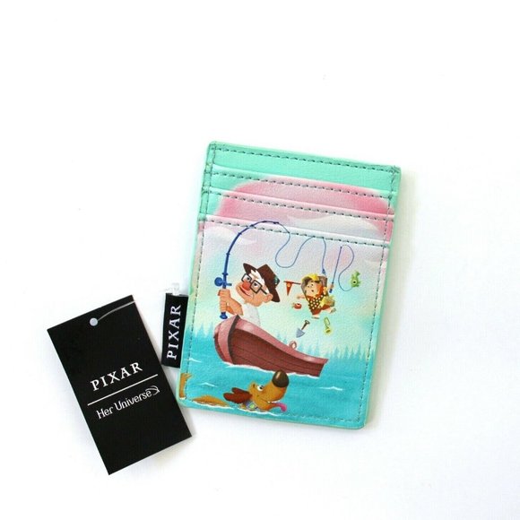 Her Universe | Bags | Disney Pixar Up Carl Russel Fishing Cardholder ...